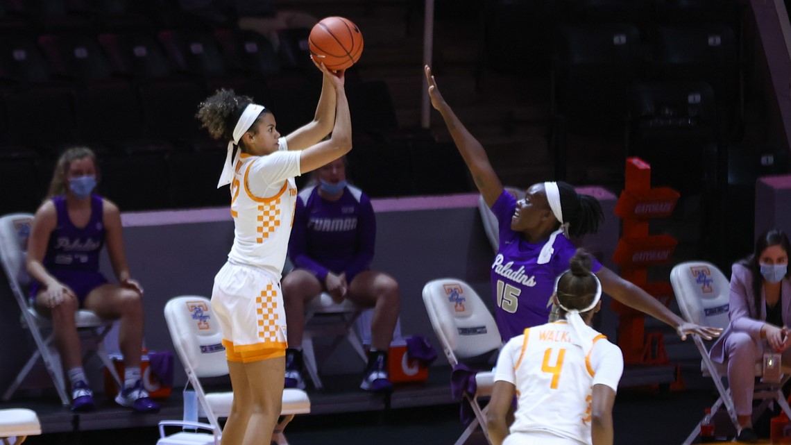 Rae Burrell scores career high in Lady Vols win over Furman | wbir.com