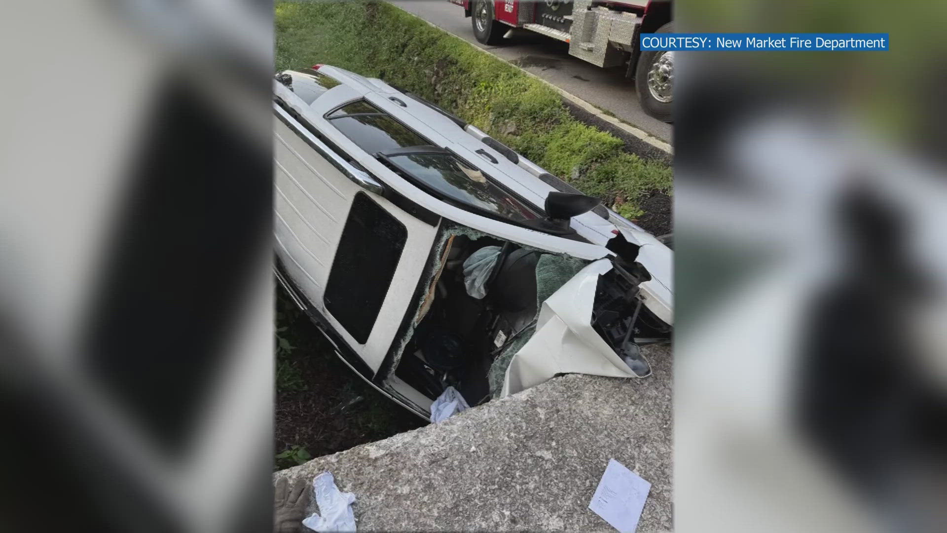 Woman crashes car after falling asleep behind the wheel | wbir.com