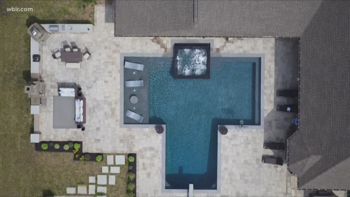 'T' for Tennessee: T-shaped pool shows off Vol spirit | wbir.com