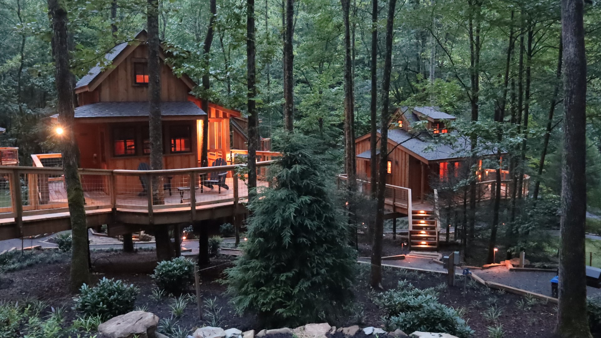 I spent the night at a new treehouse resort near Gatlinburg and never ...
