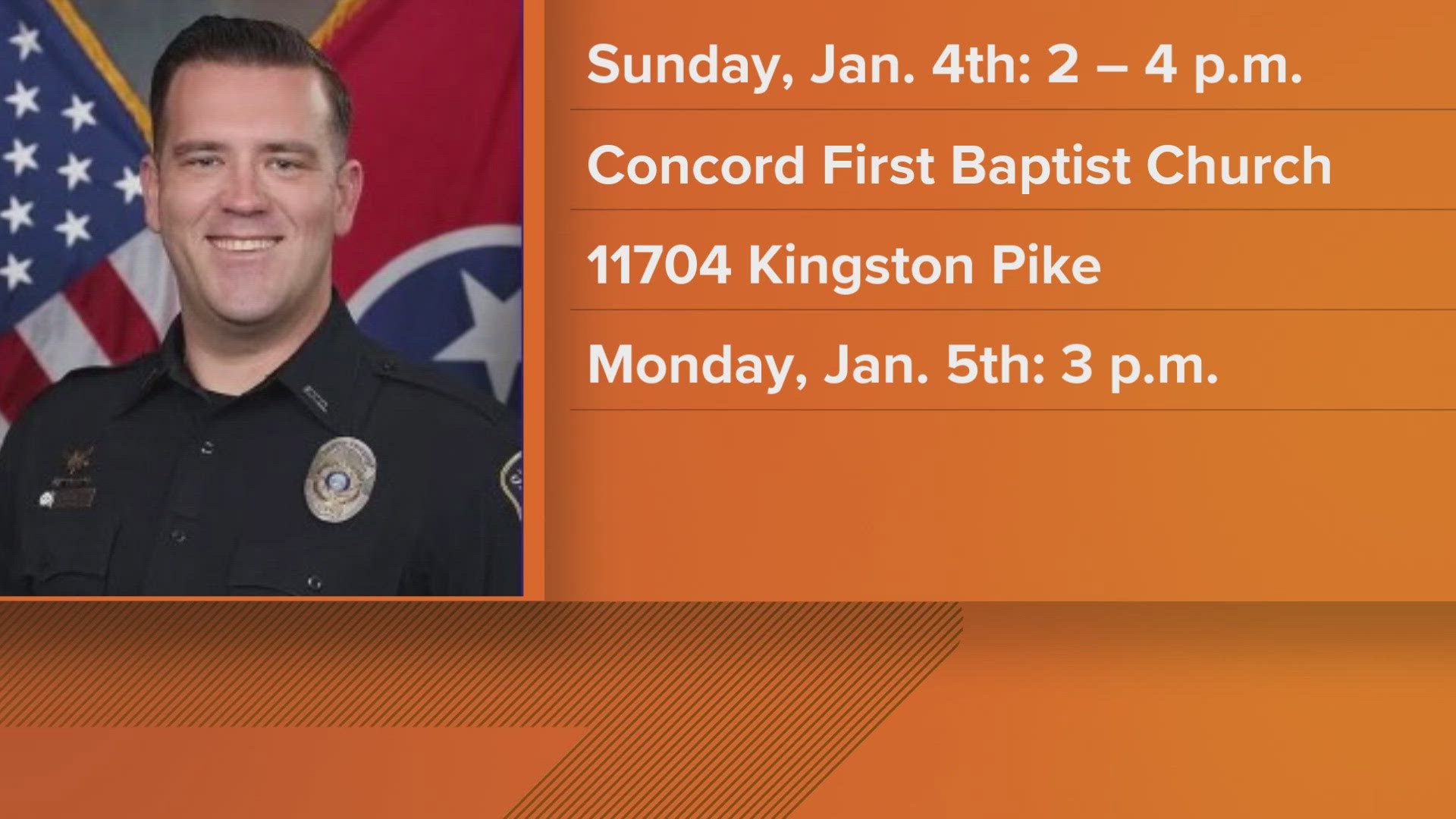 Funeral arrangements announced for BCSO Deputy Justin Mowery | wbir.com