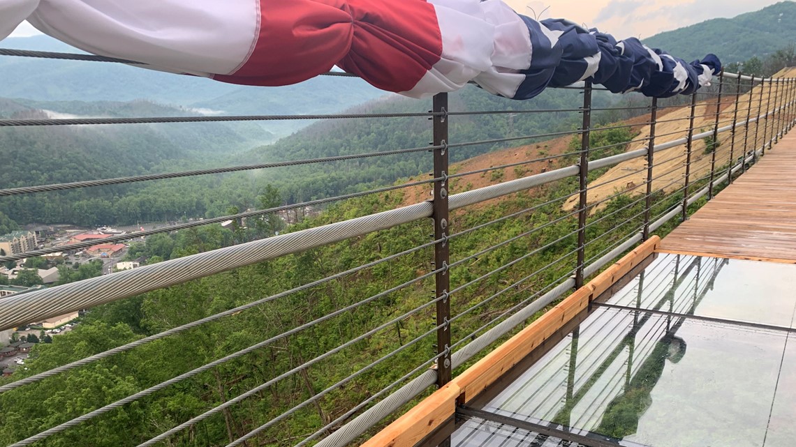 SkyBridge, the longest pedestrian bridge in the US, opens in Gatlinburg ...