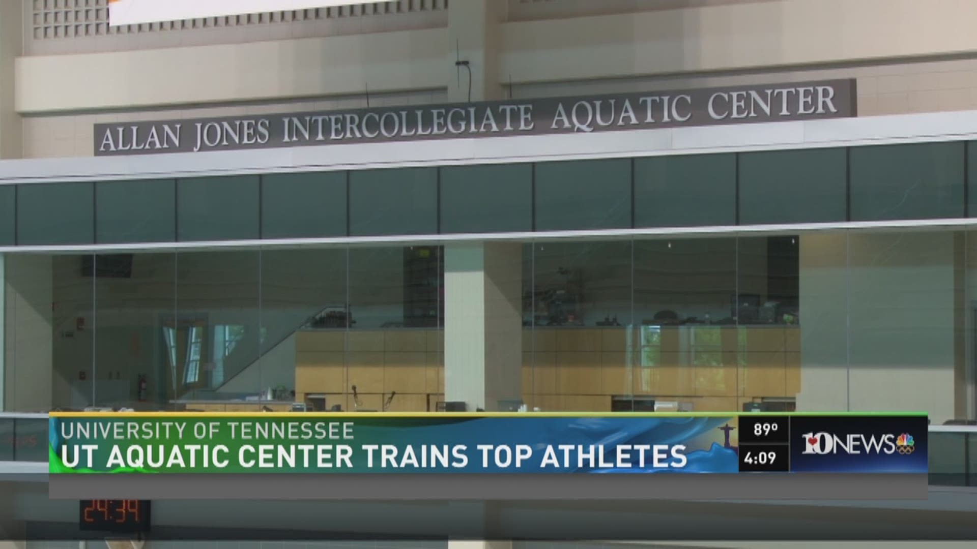 Allan Jones Aquatic Center trains University of Tennessee swimming and ...