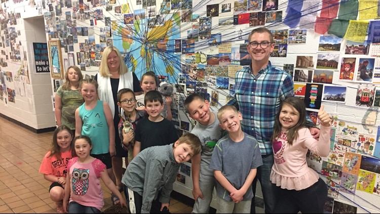 Students travel the world with postcards | wbir.com