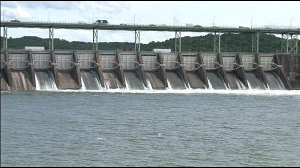 TVA spilling at nine dams on Tennessee River | wbir.com