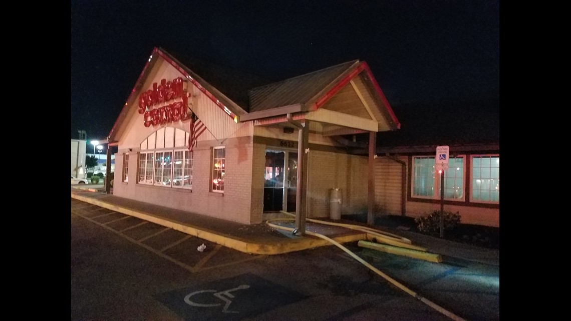Golden Corral in Powell temporarily closed after heavy fire | wbir.com