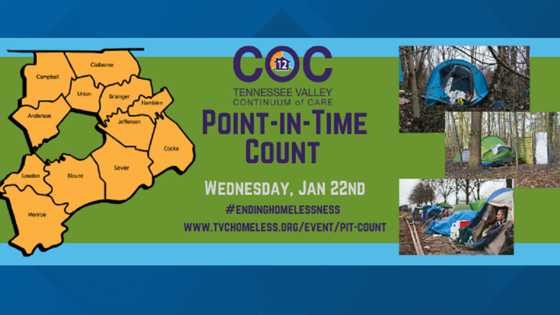 East Tennessee to begin homeless count | wbir.com