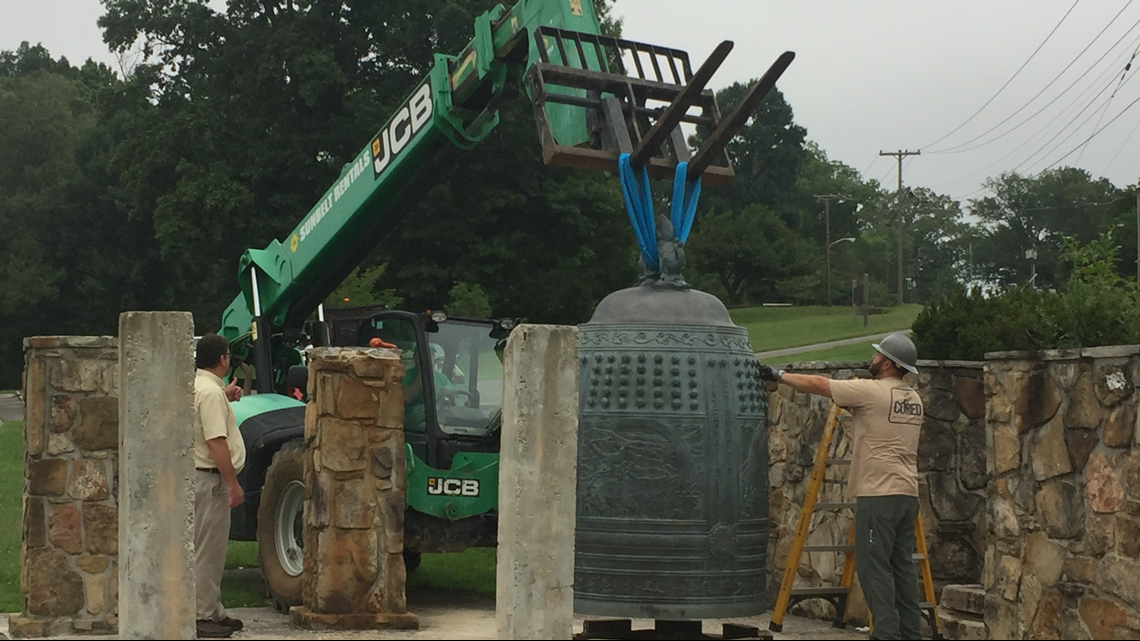 International Friendship Bell makes its move to Peace Pavilion in Oak ...