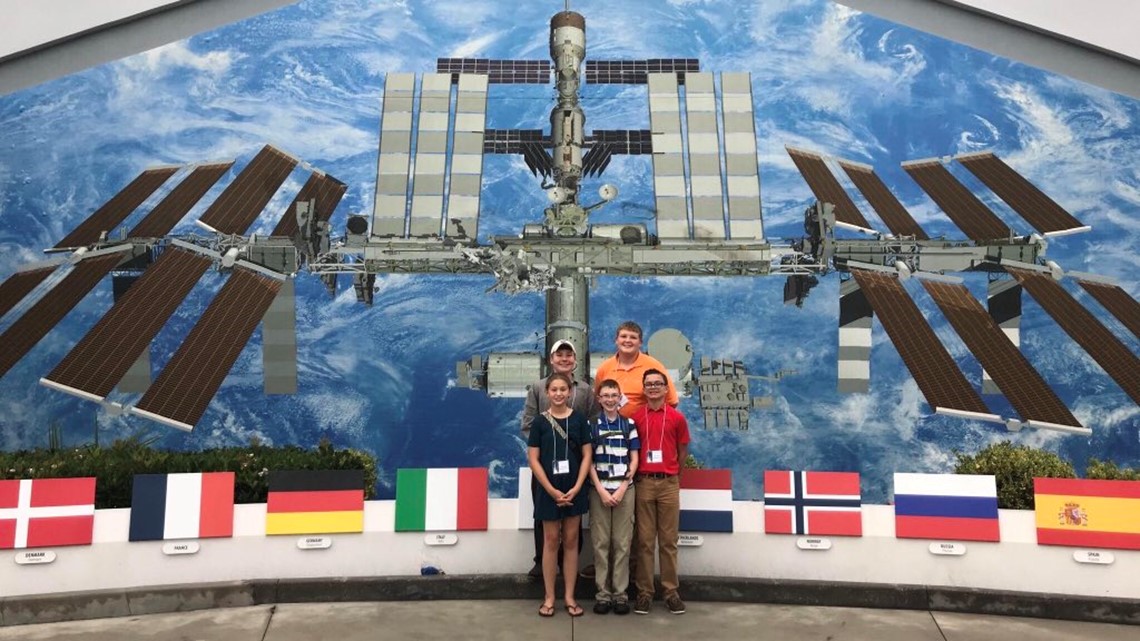 Carter Middle School students welcome back tooth they sent to space ...