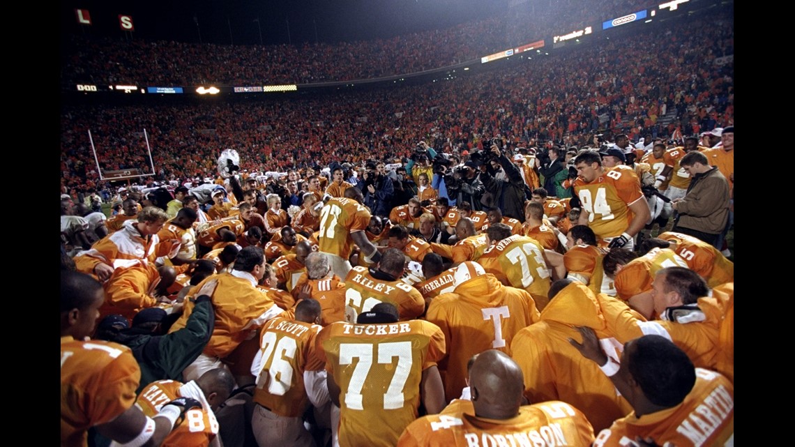 Clad in Big Orange - Tennessee Vols 1998 National Championship | wbir ...