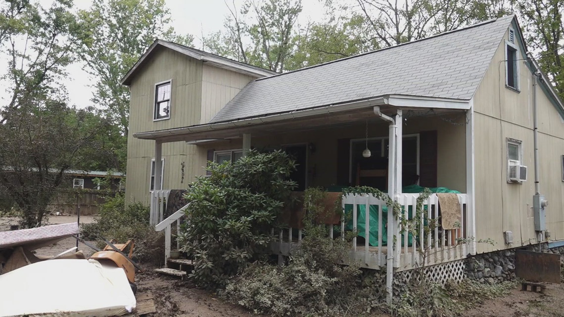 Swannanoa, NC man works to rebuild home after Helene | wbir.com