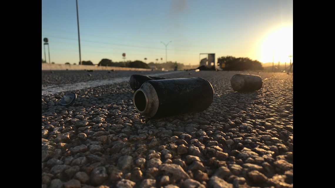 A truck in Texas exploded when its cargo- Axe body spray-- caught fire ...