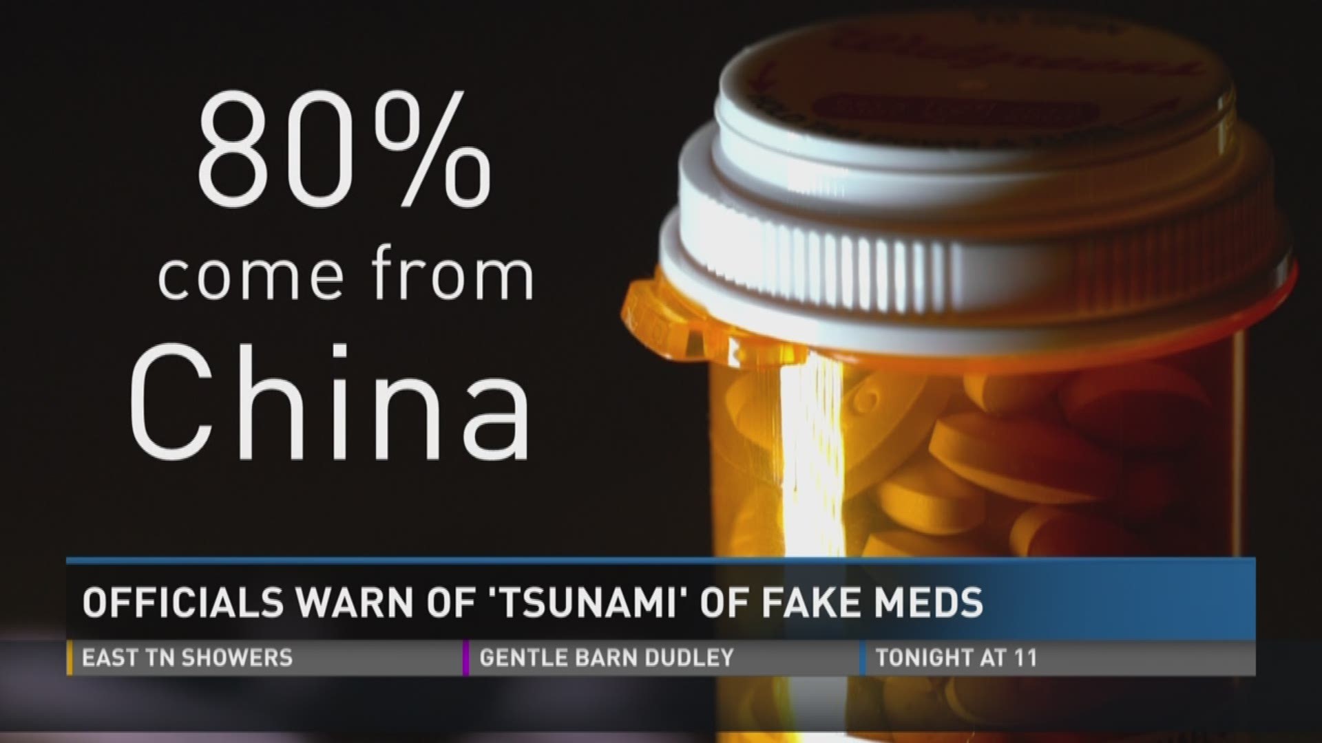 Officials warn of 'tsunami' of fake medications coming into U.S. | wbir.com