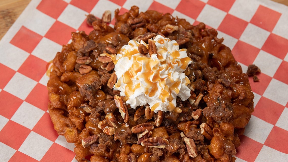Dollywood's pumpkin spice funnel cakes have returned, y'all! | wbir.com