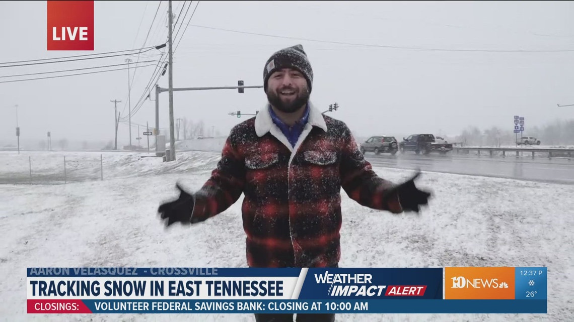 Snow piling up in Crossville | wbir.com
