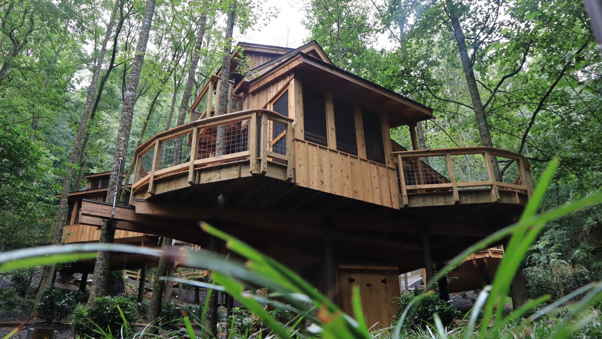 I spent the night at a new treehouse resort near Gatlinburg and never ...
