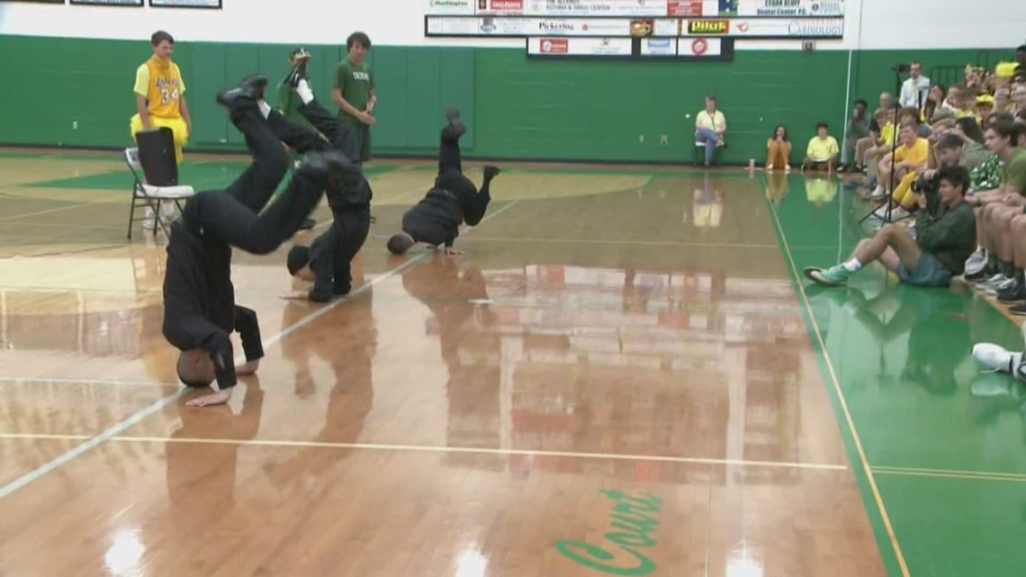 Bet you never saw this at Sunday mass. A break-dancing, beat boxing ...