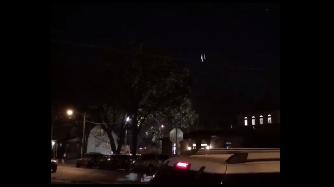 Mysterious flying objects spotted over Nashville identified | wbir.com
