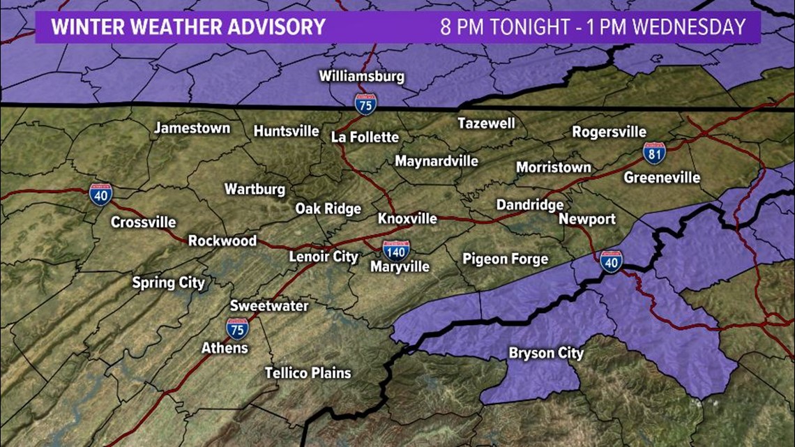 Flurries, Winter Weather Advisory to stick around through early ...