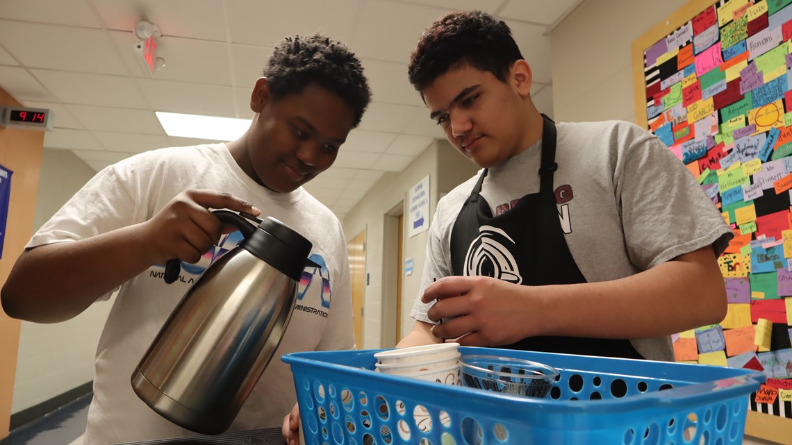 Special Education students run coffee cart business | wbir.com