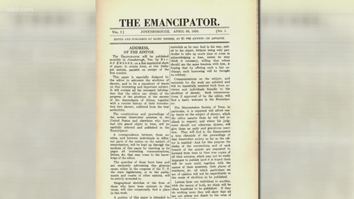 'The Emancipator' relaunched in Boston, Massachusetts | wbir.com