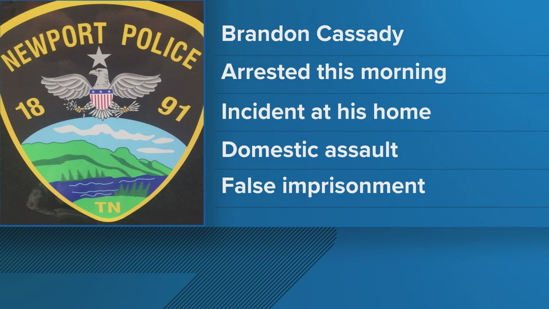 Newport police officer arrested, accused of domestic assault | wbir.com