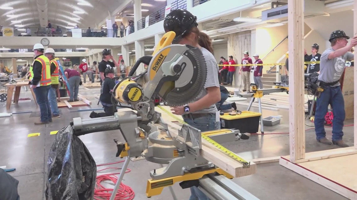 Building trades competition at Chilhowee Park allowed high school ...
