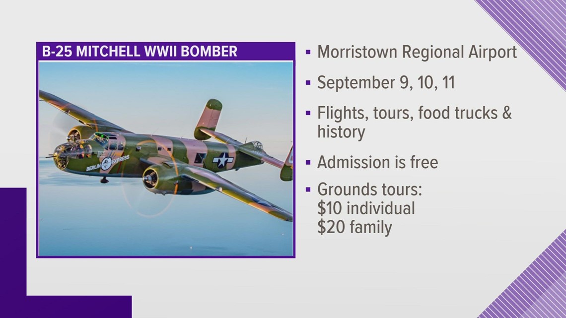 Morristown Airport welcomes B-25 plane from WWII this weekend | wbir.com