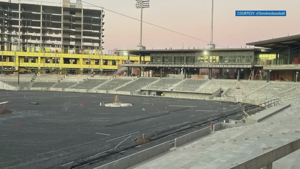 Seats being installed in Covenant Health Park, Knoxville's new downtown stadium | wbir.com