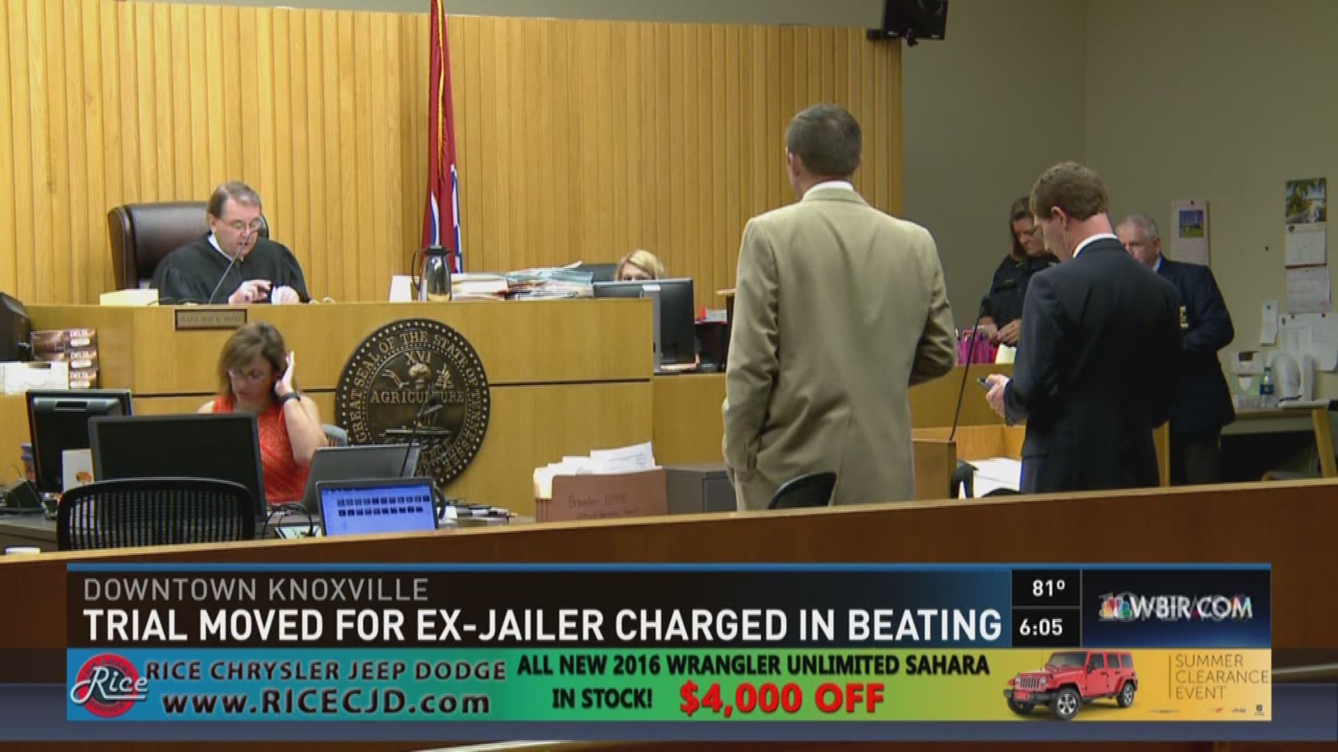 Trial re-set for ex-jailer charged in 2014 inmate beating | wbir.com