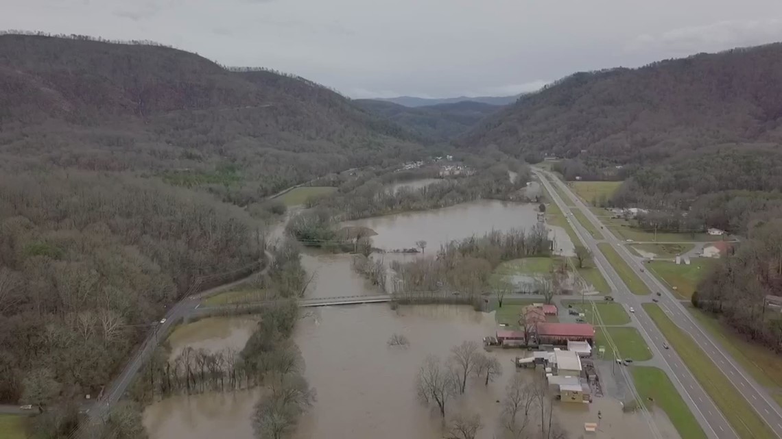 Flooding begins to recede following water-covered roads, rescues, and ...