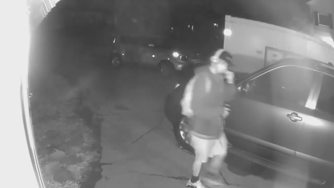Home Camera Catches Car Break In In Cedar Bluff Area