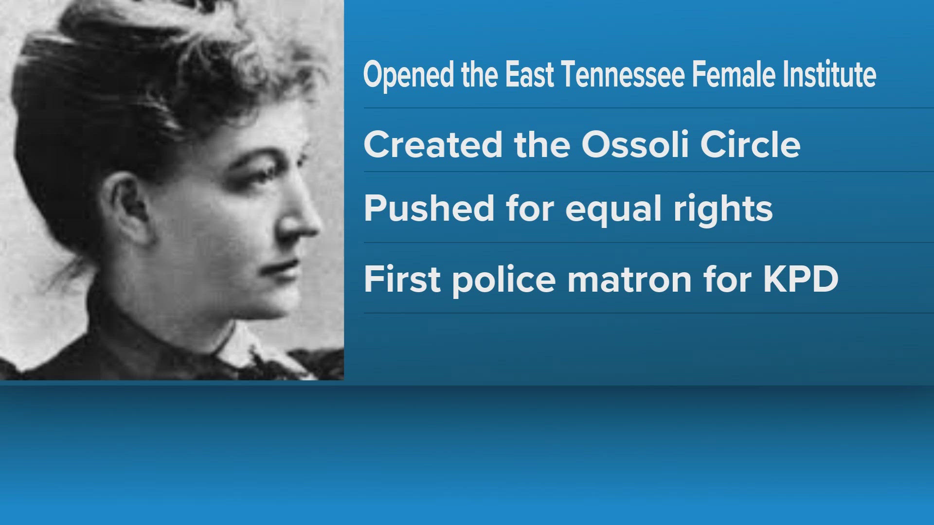 Women's History Month: Lizzie French's impact on Knoxville | wbir.com