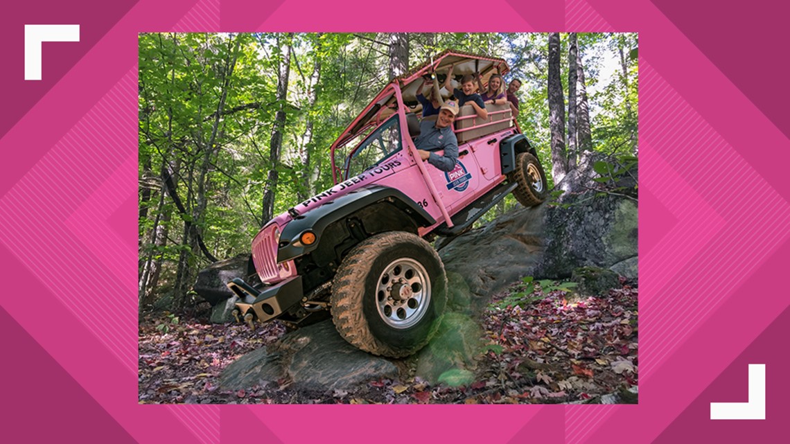 You can now tour the Smokies in a PINK Jeep Wrangler | wbir.com