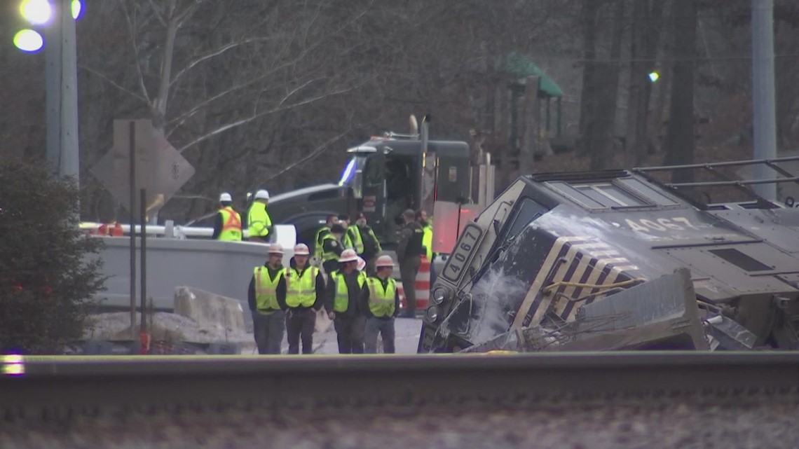 Clean-up underway after train-truck collision | wbir.com