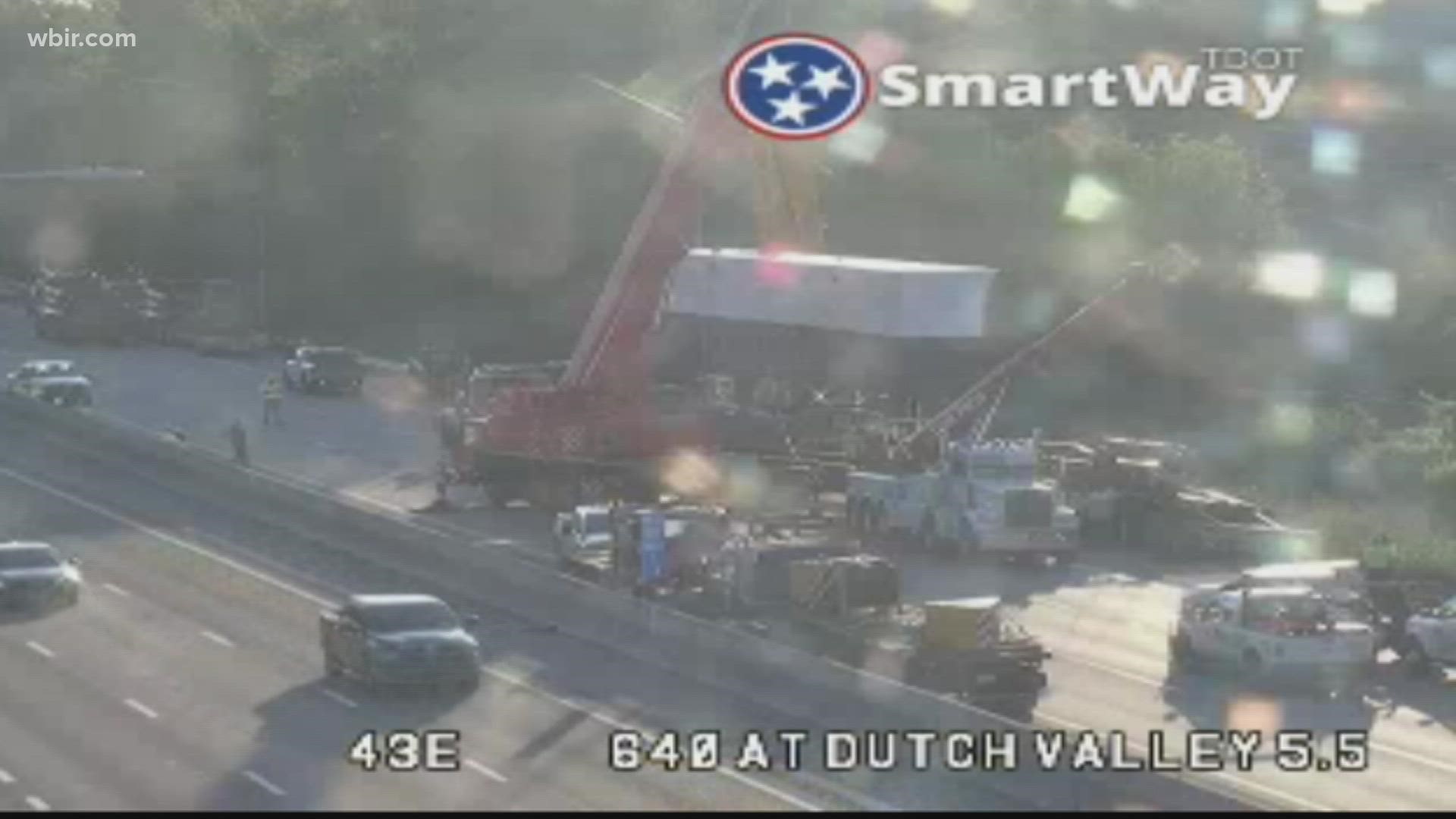 Crash involving tractor-trailer on I-640 West | wbir.com