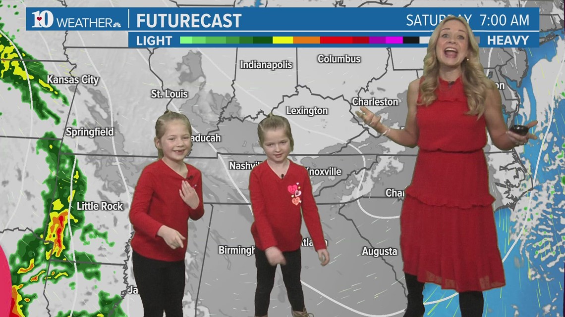 Mini Meteorologists: Brooklyn and Vivienne give the 7-day forecast ...