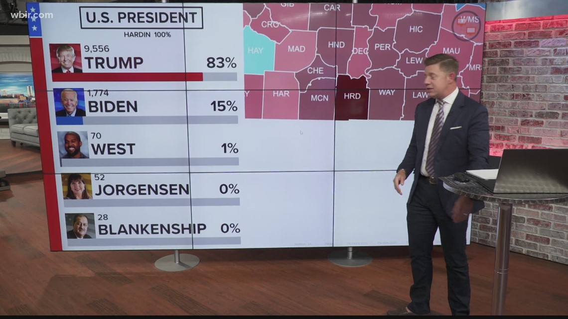 Breakdown: 2020 election map | wbir.com