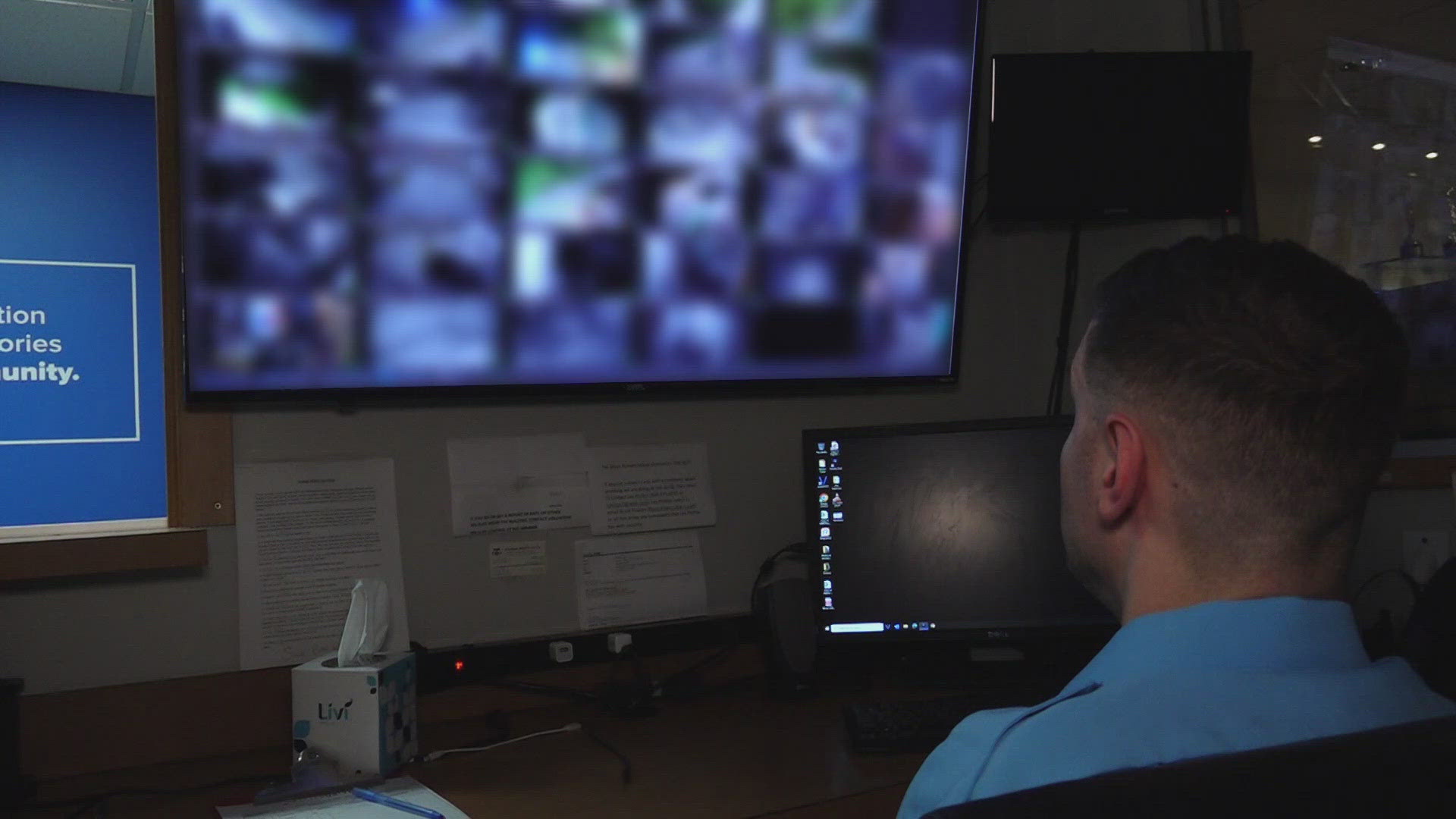 Security guards patrol buildings, neighborhoods through the night shift ...