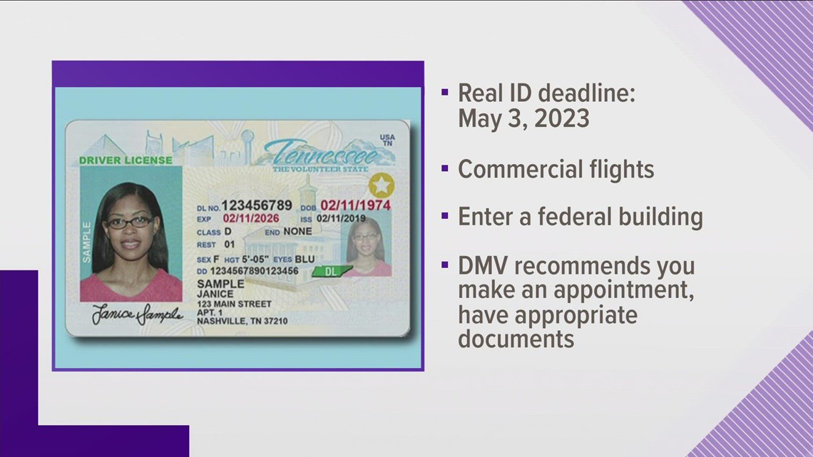 TN Real ID requirement goes into effect 2023 | wbir.com