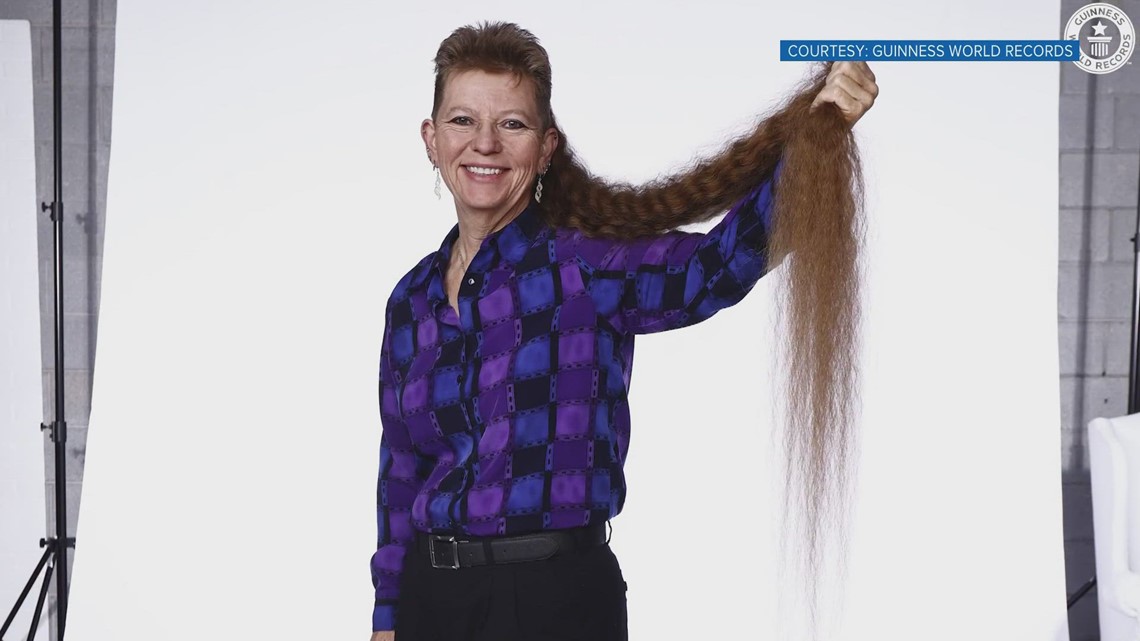 Knoxville woman receives world record for longest mullet | wbir.com