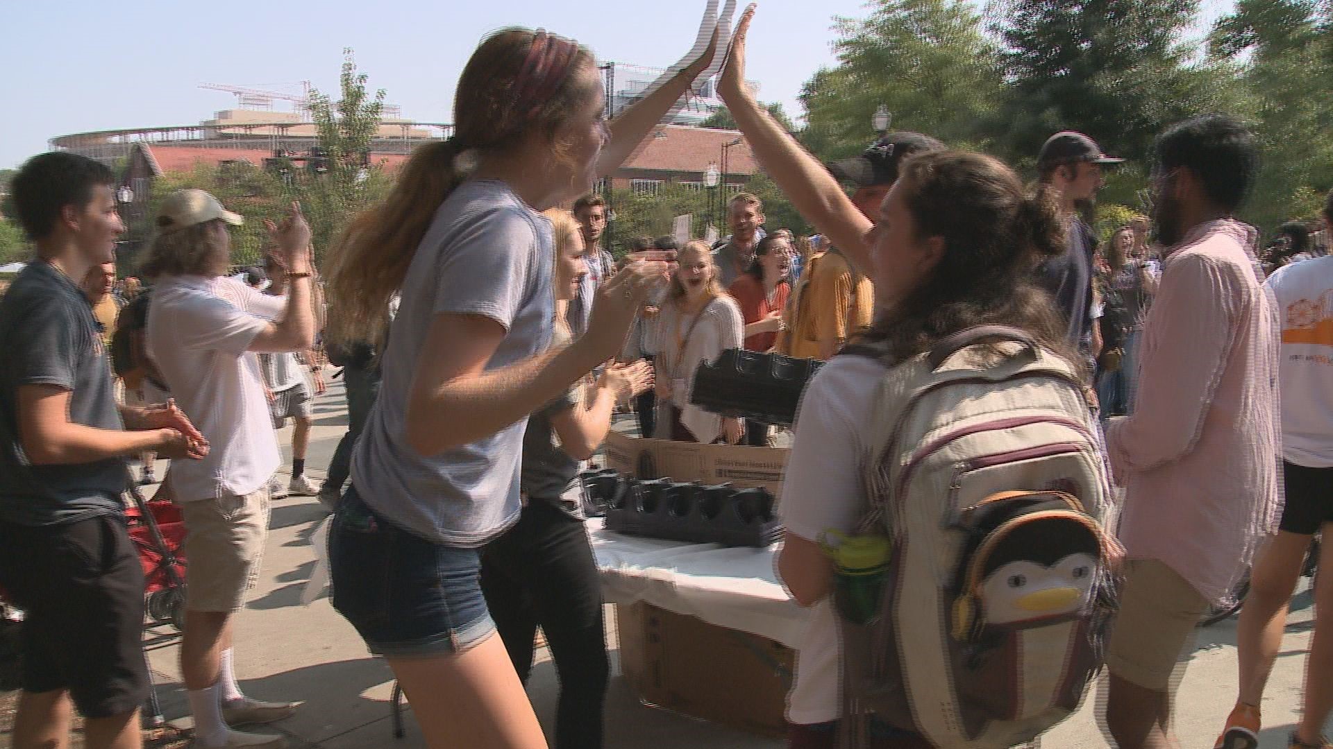 Students organized a Plant Drop at the University of Tennessee | wbir.com