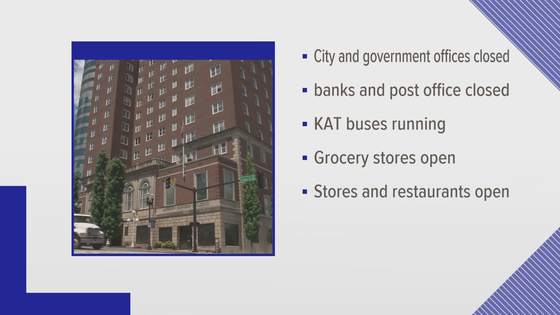 City Government Offices Closed Monday Wbir City Government Offices Closed Monday Wbir