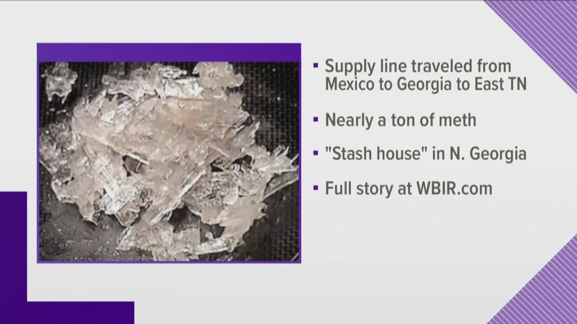 Six arrested after $13 million meth bust | wbir.com