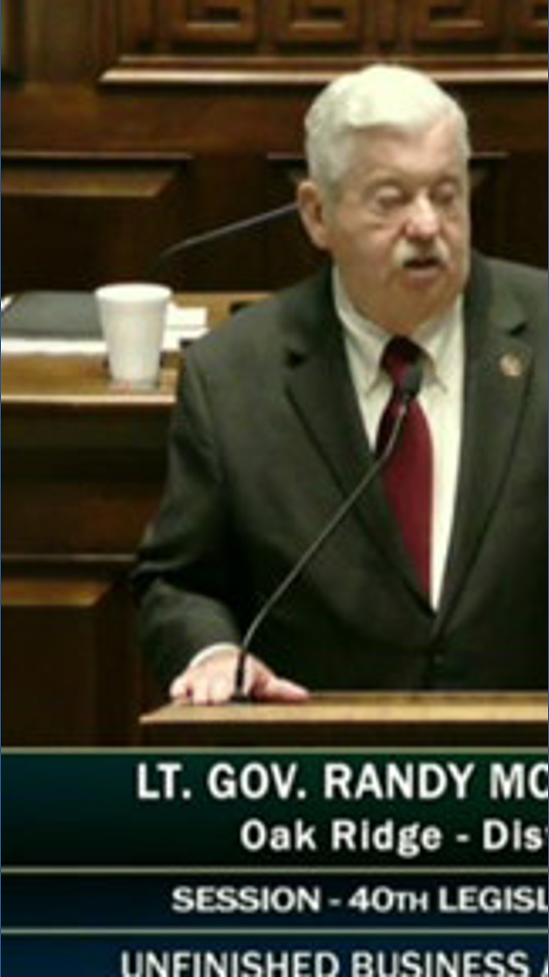 TN Lt. Gov. Randy McNally announces he will not run for reelection ...