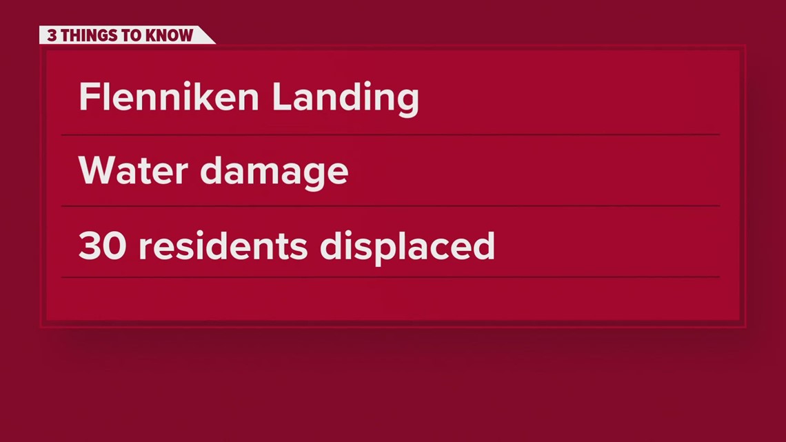 KFD: 30 people displaced after fire at Flenniken Landing Apartments ...