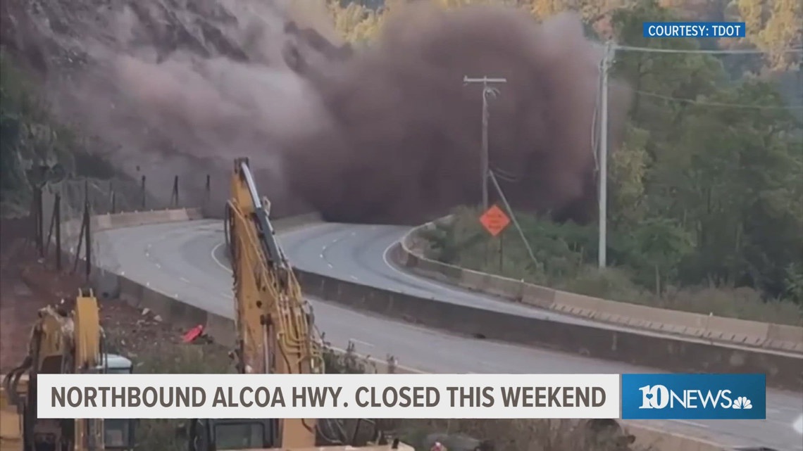 Northbound Alcoa Highway closed this weekend due to blasting and ...
