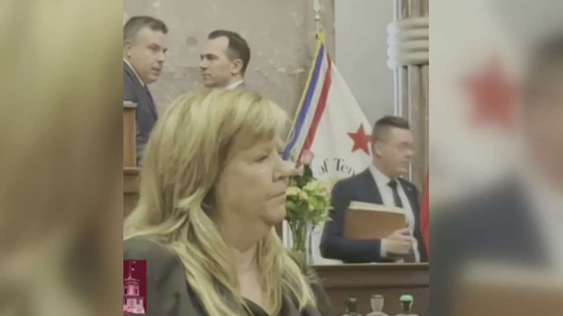 Rep. Russell (R) speaks on why he voted to expel Rep. Jones (D) and Rep ...