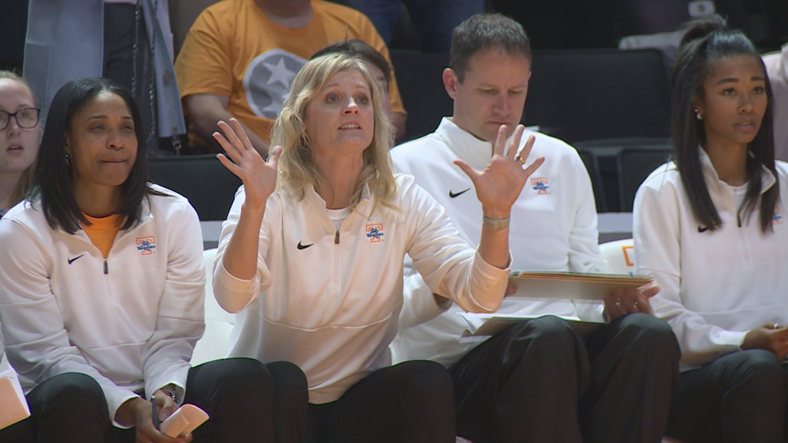 Lady Vols win exhibition in Harper's first game as head coach | wbir.com