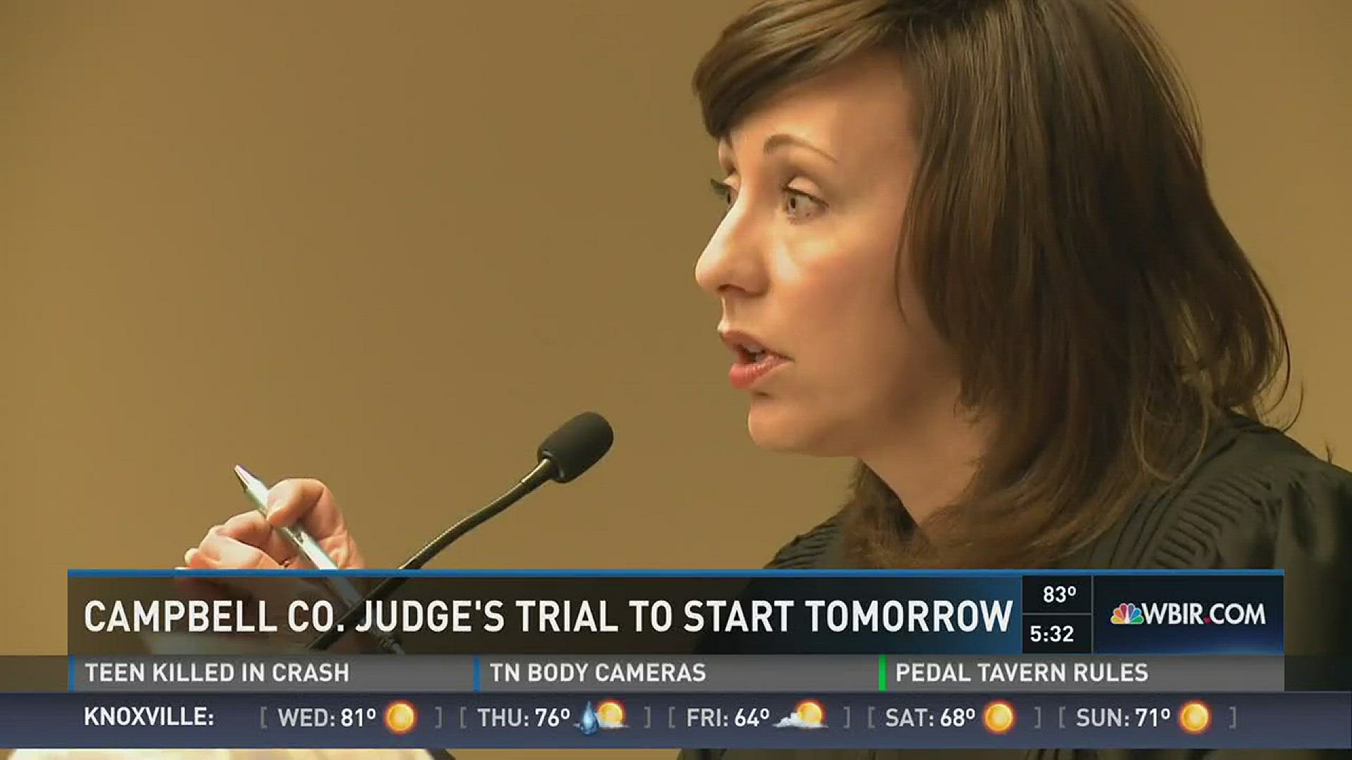 Jury picked for suspended Campbell Co. judge's trial | wbir.com